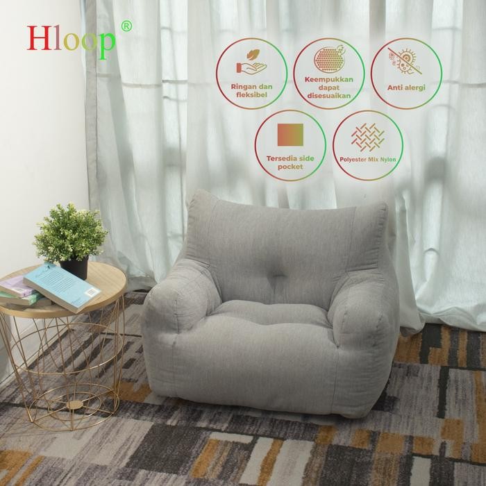 Jual Hloop Charlee Single Sofo - Sofa Bean Bag - Sofa - Sofa Malas - Sofa Tatami - Sofa Anak ...