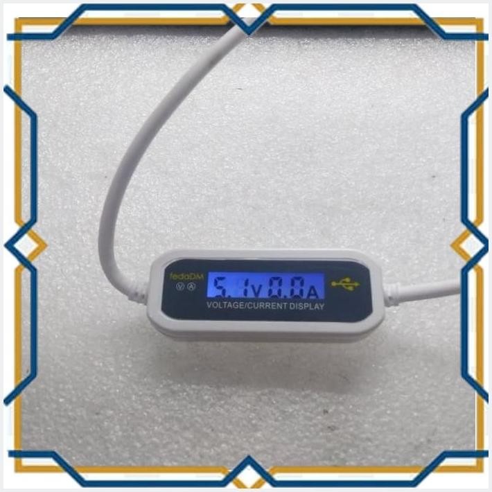 Jual [ezs] usb cable lightning dual display volt ampere meter | Shopee ...