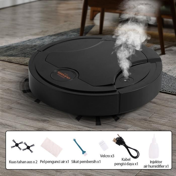 Jual Robot Vacum Cleaner Portable Penyedot Debu Rumah Otomatis Cerdas Robot Pembersih Lantai ...