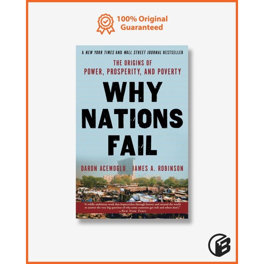 Jual Buku Import Why Nations Fail by Daron Acemoglu (Original Paperback) | Shopee Indonesia