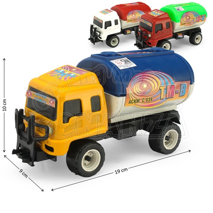 Jual [Bonanza] Mainan Anak Truk Tangki 20 cm Tangki Minyak Baruna ...