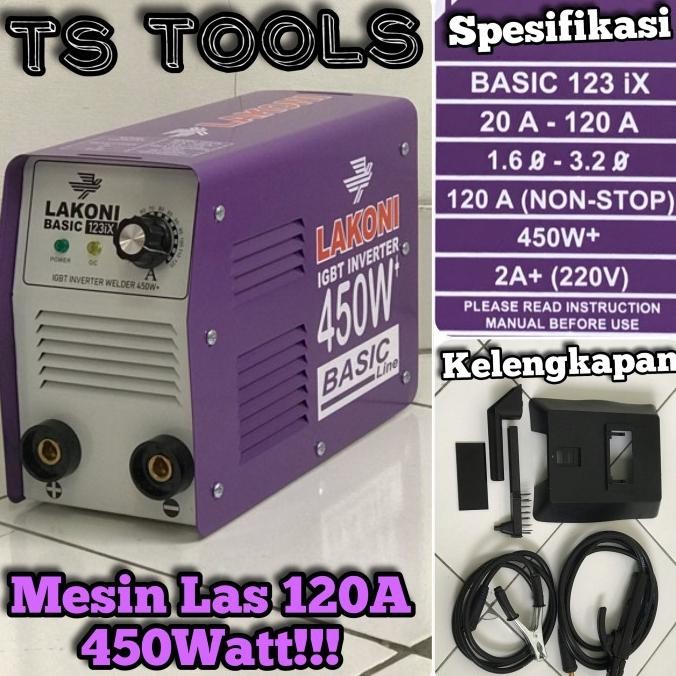 Jual Lakoni Basic 123Ix 123 Ix Mesin Las Hemat Listrik 450 Watt 123 Ix Kode 5605 | Shopee Indonesia