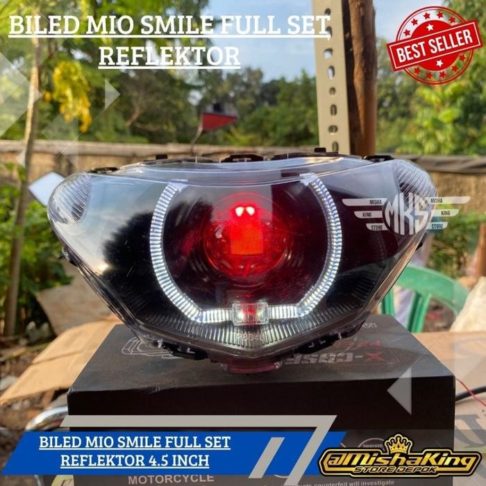 Jual LAMPU BILED MIO SMILE 4.5 FULL SET REFLEKTOR | Shopee Indonesia