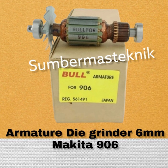 Jual STOK TERBARU!! ARMATURE ANGKER MESIN DIE GRINDER MAKITA 906 ...