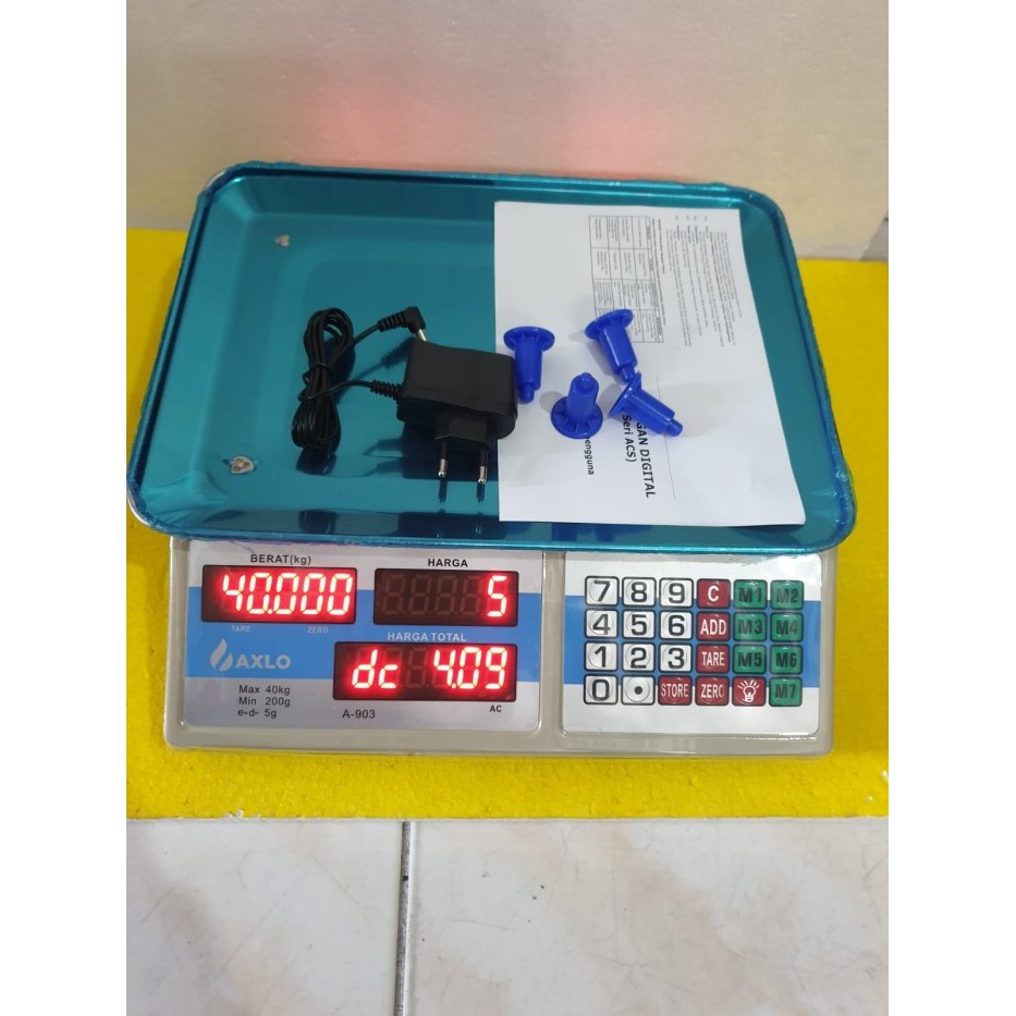 Jual TIMBANGAN AXLO DIGITAL 40 KG A - 903 ( FREE Bubble WRAP ) | Shopee ...
