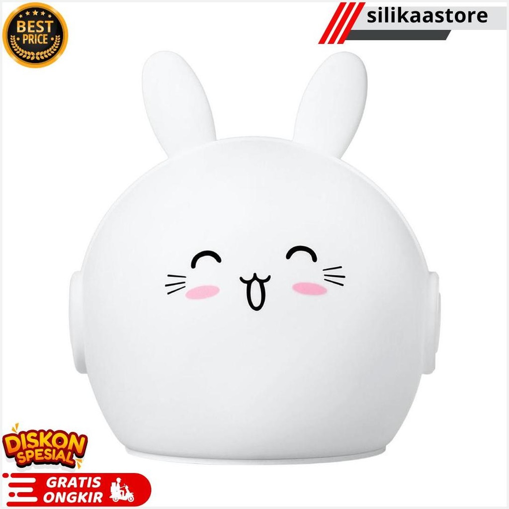 Jual Lampu Tidur Lucu Silicone Model Kelinci/Rusa/Kucing Original ...