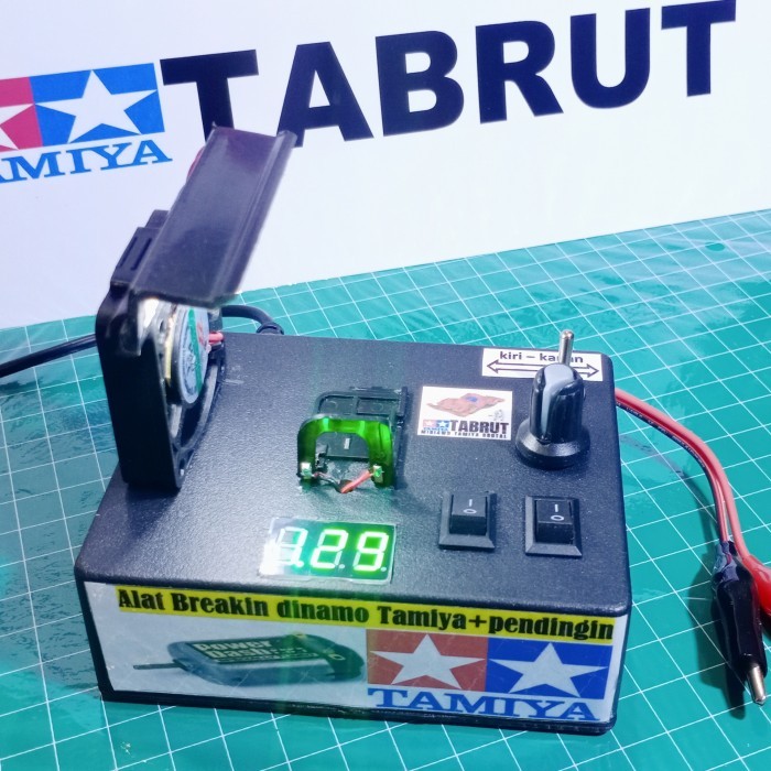 Jual Alat Breakin dinamo Tamiya input 12 volt + fan kipas pendingin ...