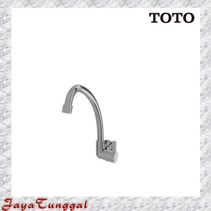Jual ASLI TOTO WALL TYPE KITCHEN FAUCE / KRAN DAPUR TEMBOK TX609K (COLD ...