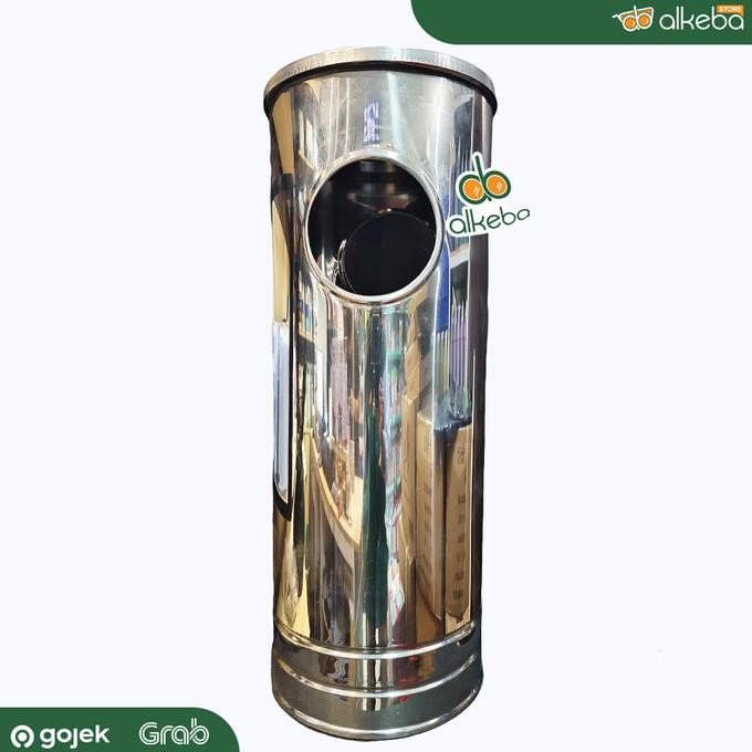 Jual TERBARU - Standing Ashtray Asbak Stainless 25 x 60 cm tempat ...