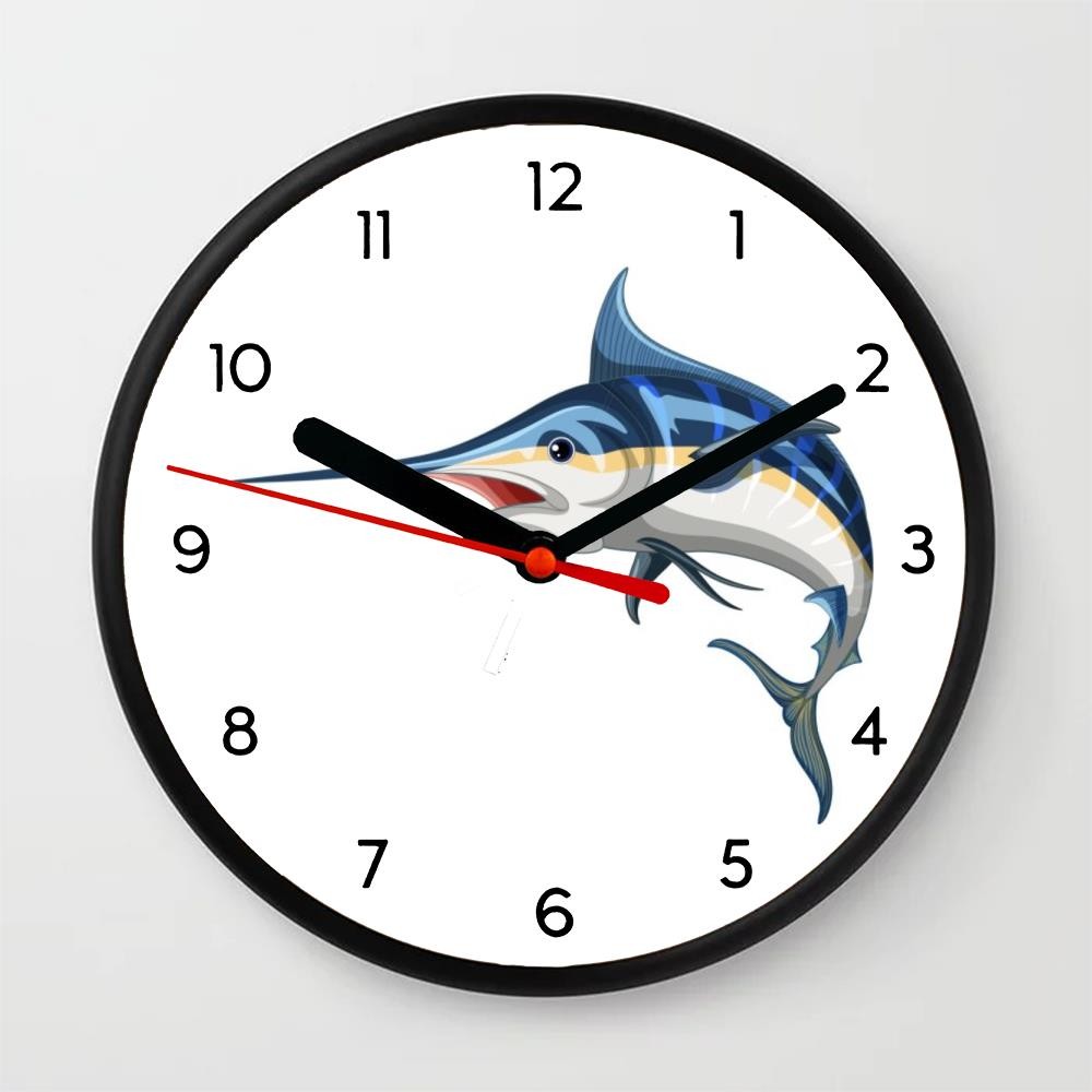 Jual Jam Dinding Ikan marlin dengan jangkar 8 inci | Shopee Indonesia