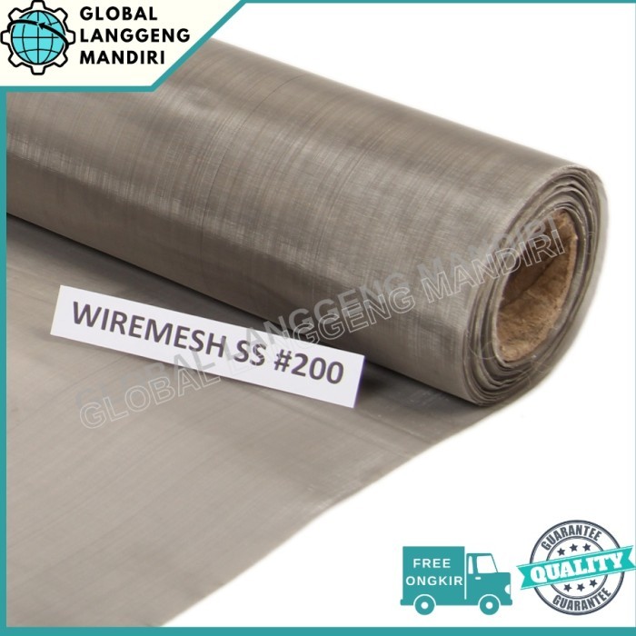Jual WIRE MESH 200 STAINLESS (201) 1MX1M / WIREMESH #200 FILTER ...