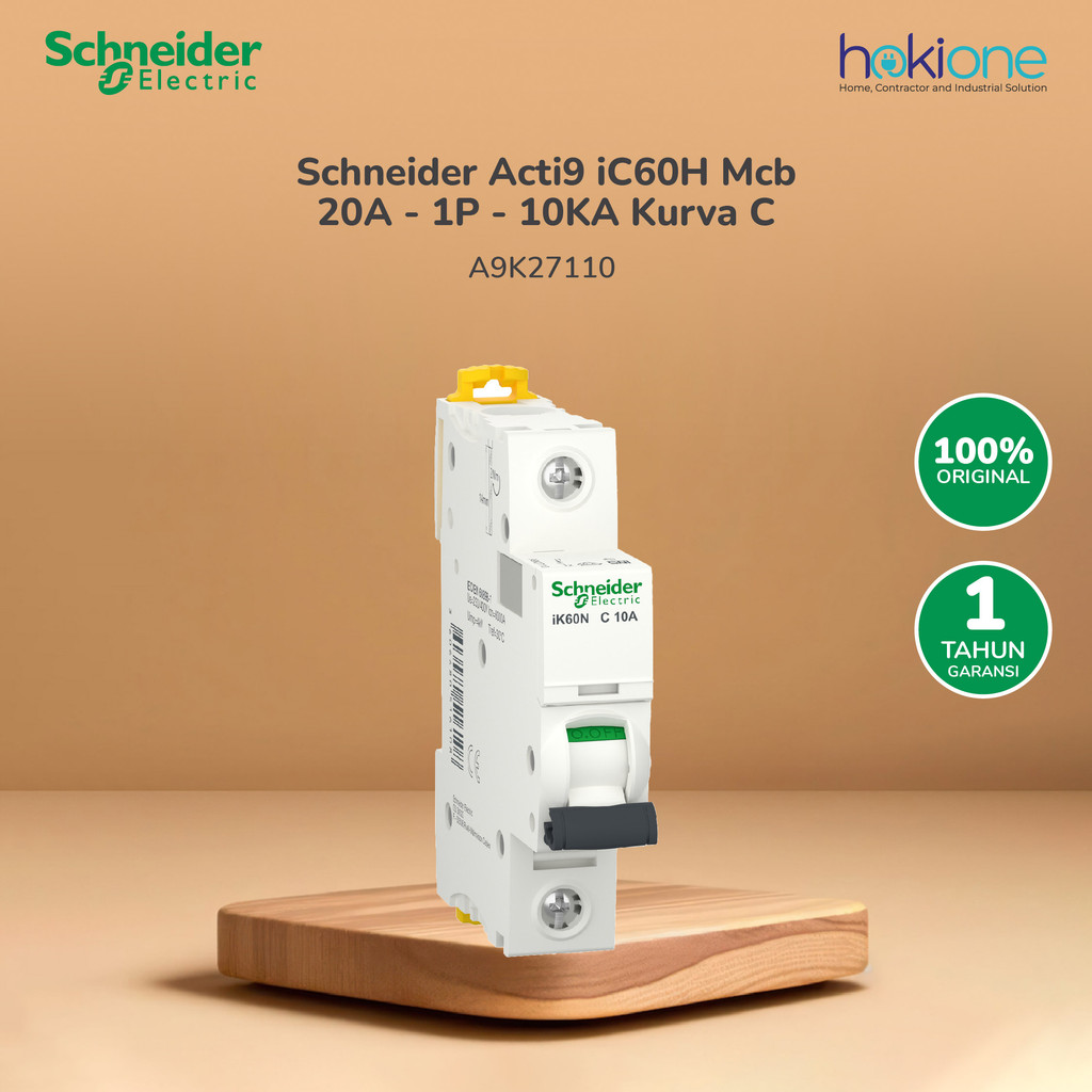 Jual Schneider Acti9 iK60N MCB 1P 10A 6kA Kurva C - A9K27110 | Shopee Indonesia