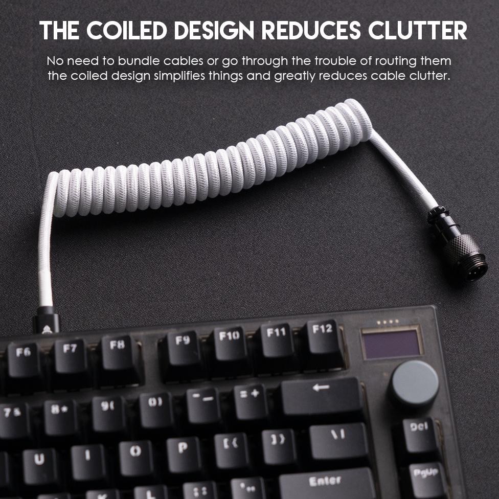 Jual Kabel Keyboard Mechanical Fantech Ac701 Aviator Usb-C Coiled Cable ...