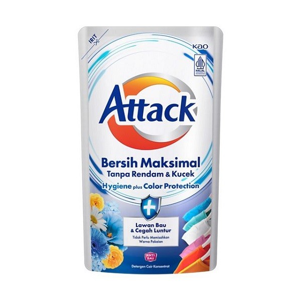 Jual ATTACK HYGIENE PLUS PROTECTION LIQUID POUCH 750 ML | Shopee Indonesia