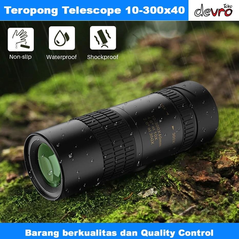 Jual Grosir.. Teropong Monocular Zoom Telescope Long Range 10-300X40 - Lensa Teleskop Saku ...