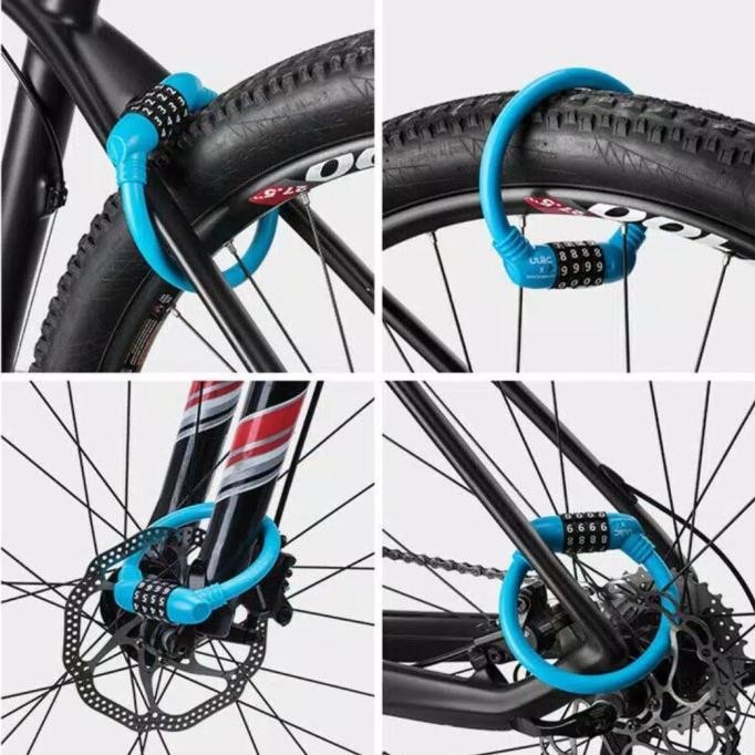 Jual Rockbros Kunci Gembok Sepeda Helm Ulac Rockbros Pengaman Anti ...