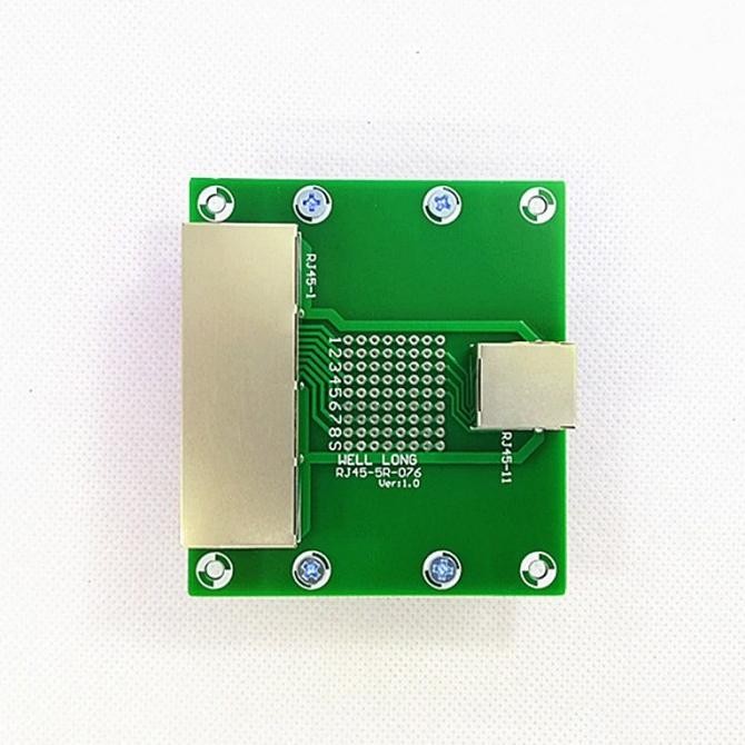 Jual RJ45 Jack 1way transfer 4 way Breakout Board, Terminal Block ...