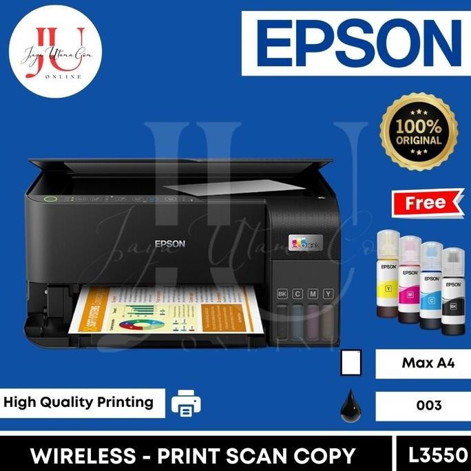 Jual CO Printer Epson L3550 Wifi Print Scan Copy Wireless / PRINTER ...