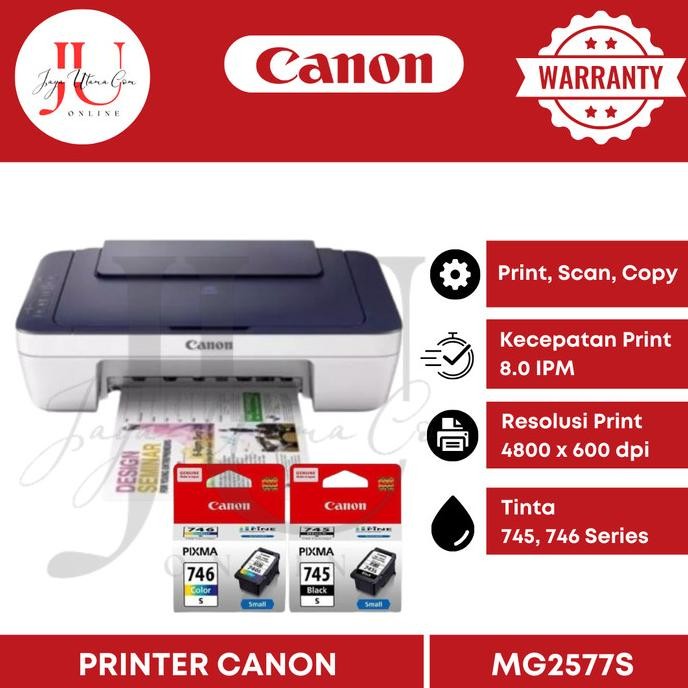 Jual CO Canon MG2577s All In One Printer Original | Shopee Indonesia