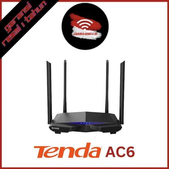 Jual TENDA AC6 AC1200 Smart Dual-Band Wireless Router | Shopee Indonesia