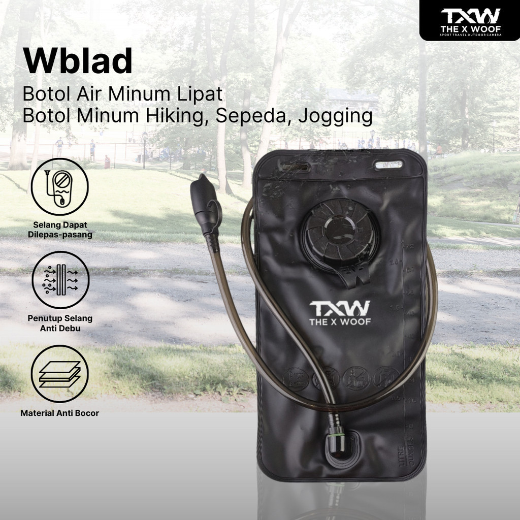 Jual The X Woof Wblad1Base - Water Bladder Botol Air Minum Lipat 2 ...