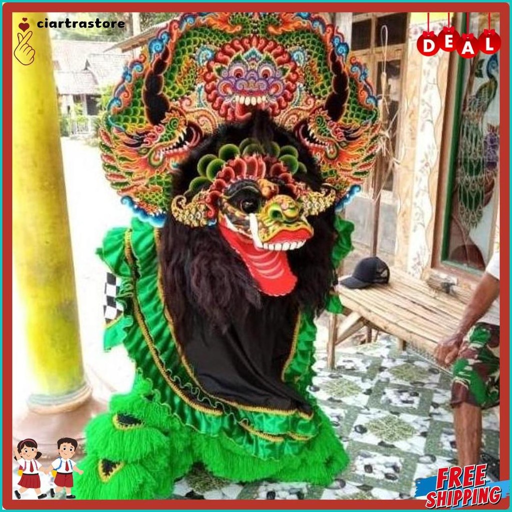 Jual Discount Promo Barongan Devil Sungut Full Kayu Asli Ukuran 14 ...