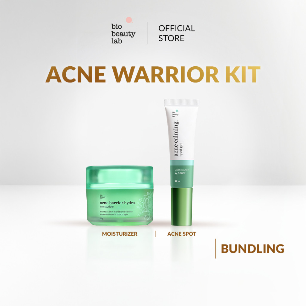 Jual Bio Beauty Lab Acne Warrior Kit | Barrier Hydro Moisturizer & Acne ...
