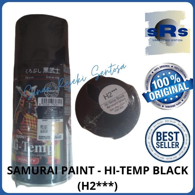 Jual Sale Samurai Paint - Cat Samurai Aerosol H2*** Hi-Temp Black | Shopee Indonesia