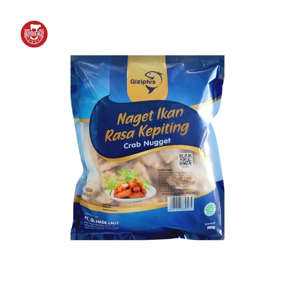 Jual GiziPlus Naget Ikan Rasa Kepiting, Crab Nugget 500gr ...