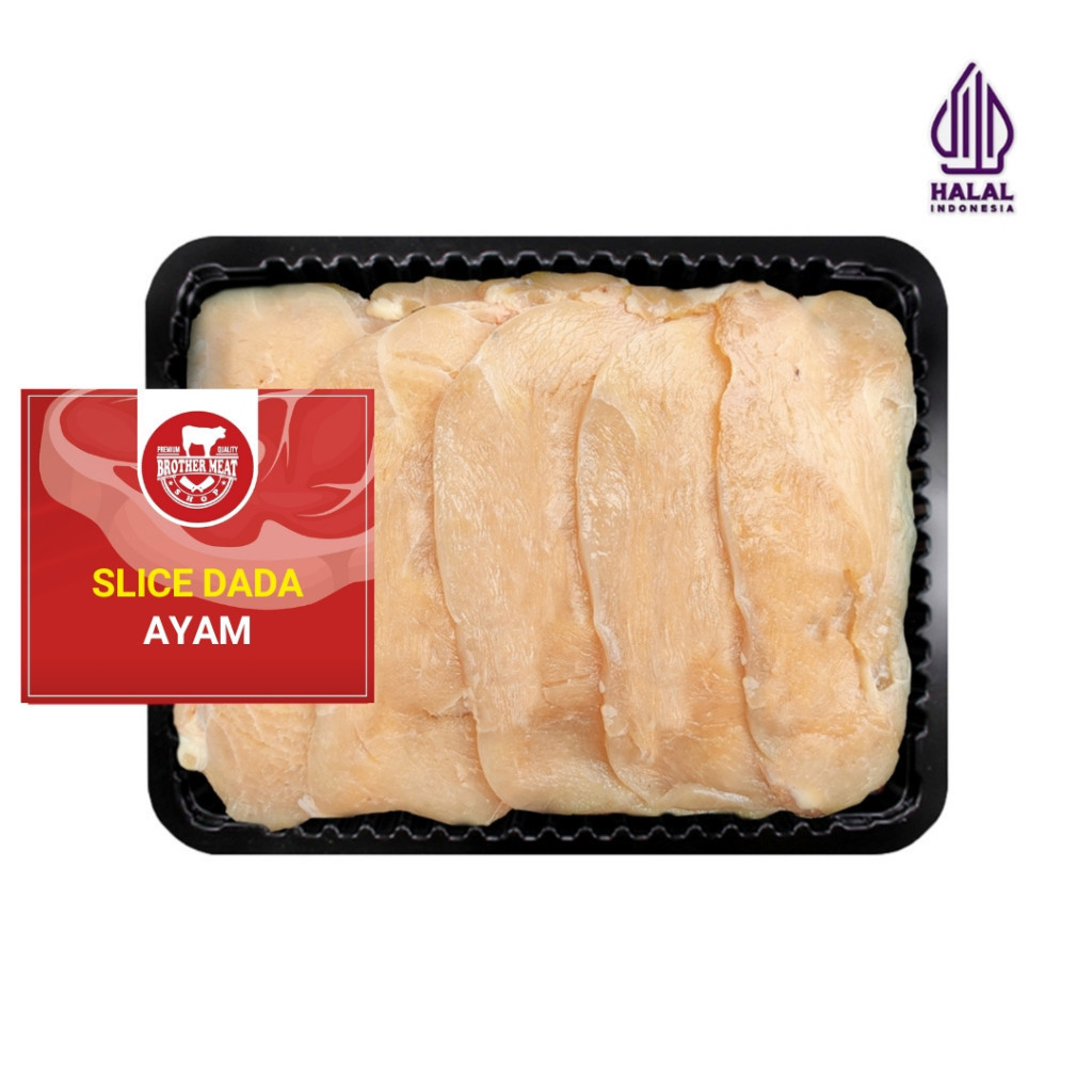 Jual Slice Dada Ayam 250gr, Sliced Chicken Breast - Brothermeatshop ...
