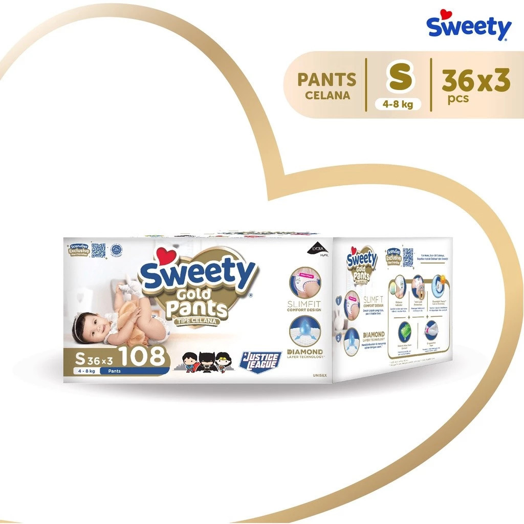 Jual Sweety Gold Pants Tidur Nyenyak S 3x40s. | Shopee Indonesia
