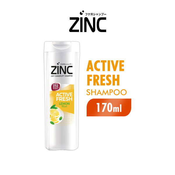 Jual Zinc Shampoo Active Fresh Botol 170 ml | Shopee Indonesia