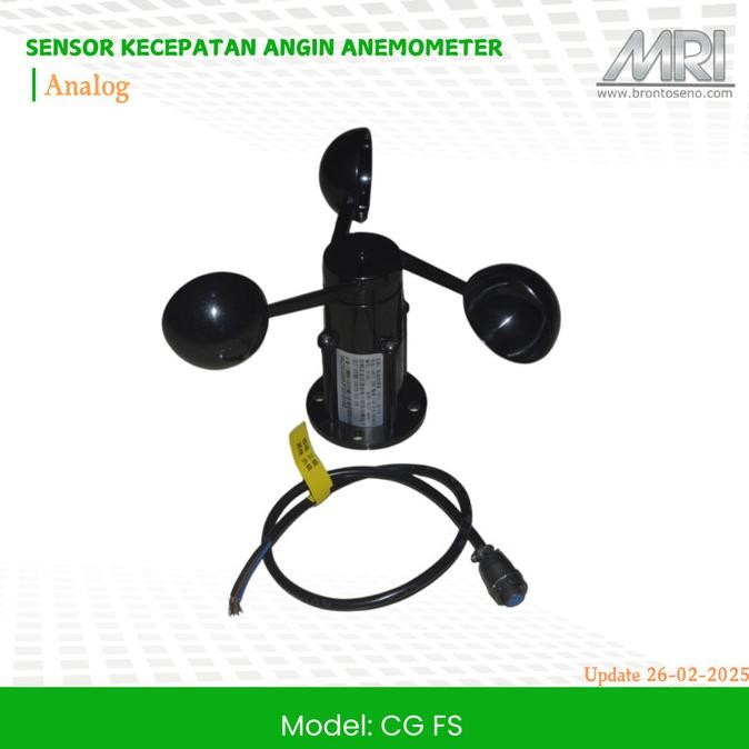 Jual Sensor Kecepatan Angin Anemometer Original Dan Terpercaya | Shopee ...