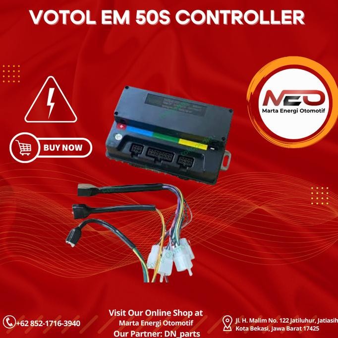 Jual Kontroler Votol Em 50S Controller Motor Listrik Original Dan ...