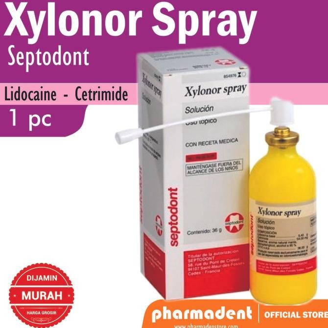 Jual TERMURAH - Anastesi Xylonor Spray 36gr Septodont / Xilonibsa ...