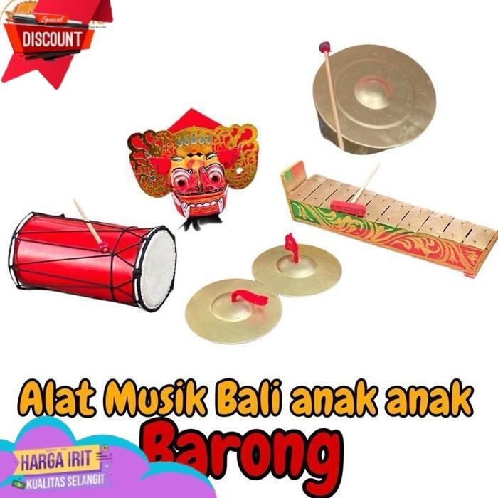 Jual FLASH SALE PAKET LENGKAP ALAT GAMELAN ANAK - ANAK + BARONG - PAKET ...