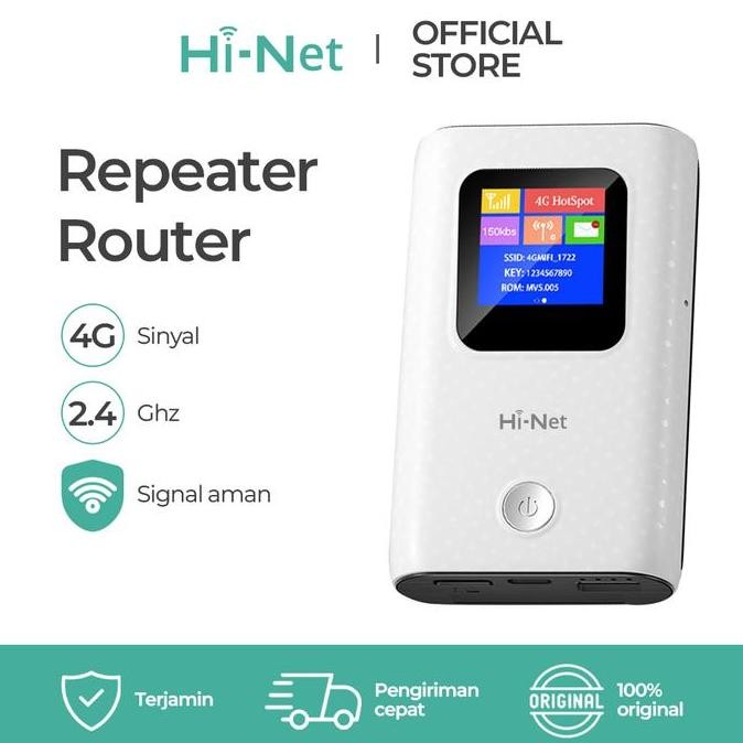 Jual BEBAS ONGKIR - Hi-Net 2024 Modem Wifi 4G LTE with Power Bank ...