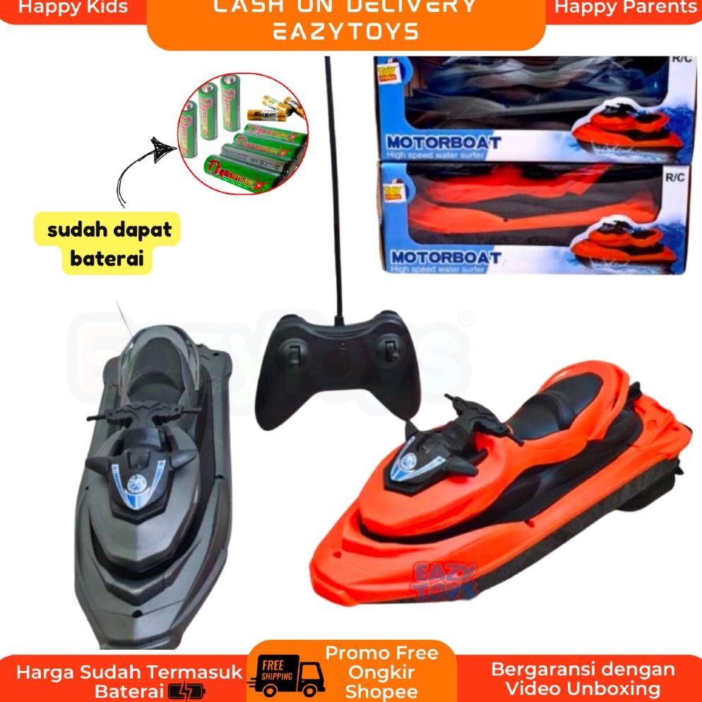 Jual Promo Spesial!! RC Speed Boat Jet Ski Remote Control Perahu Air ...