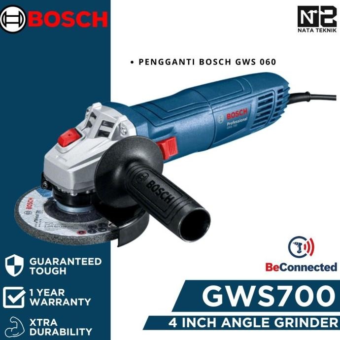 Jual BOSCH Mesin Gerinda Tangan 4" inch GWS 700 BOSCH GWS 700 Angle ...