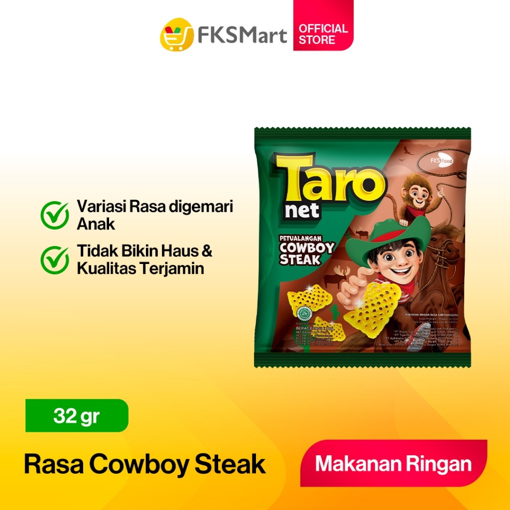 Jual Taro Net Cowboy Steak Medium Pack | Shopee Indonesia