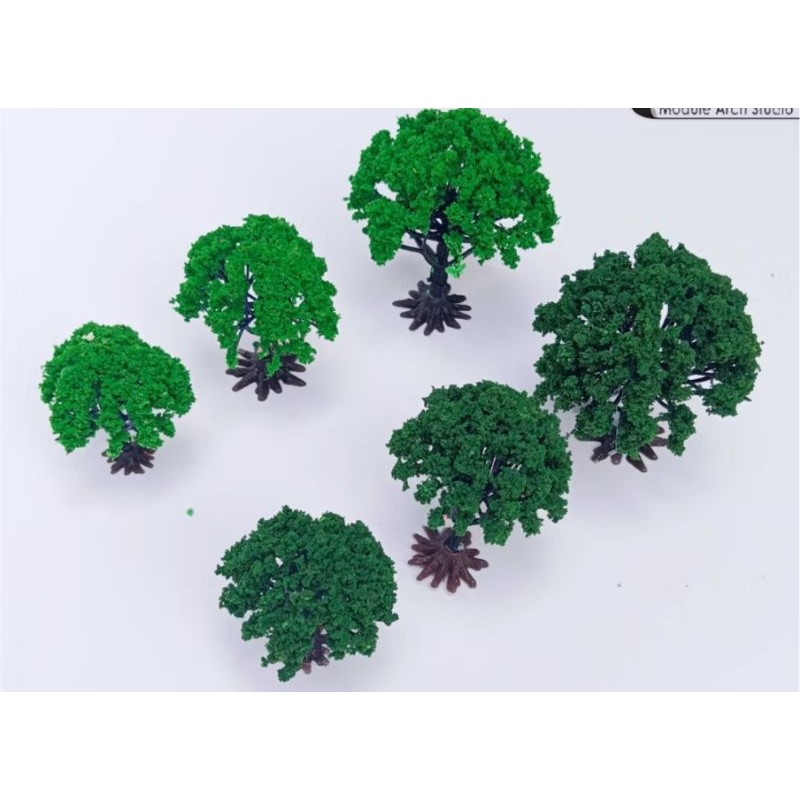 Jual MAKET POHON MINIATUR BERCABANG 6 CM SATUAN / POHON MINIATUR BESAR ...