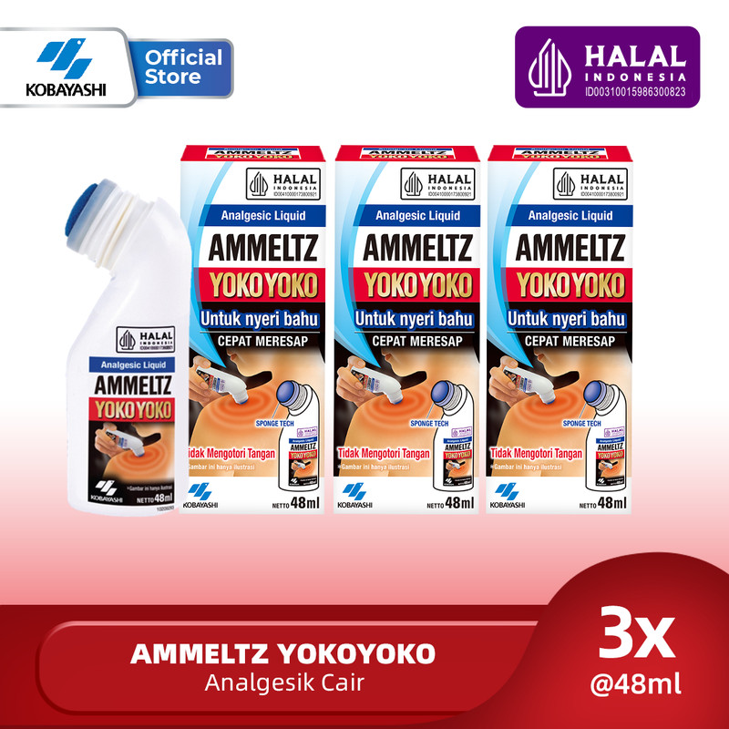 Jual Ammeltz Yokoyoko 48ml - Triple Pack Cairan Analgesik Pereda Nyeri ...