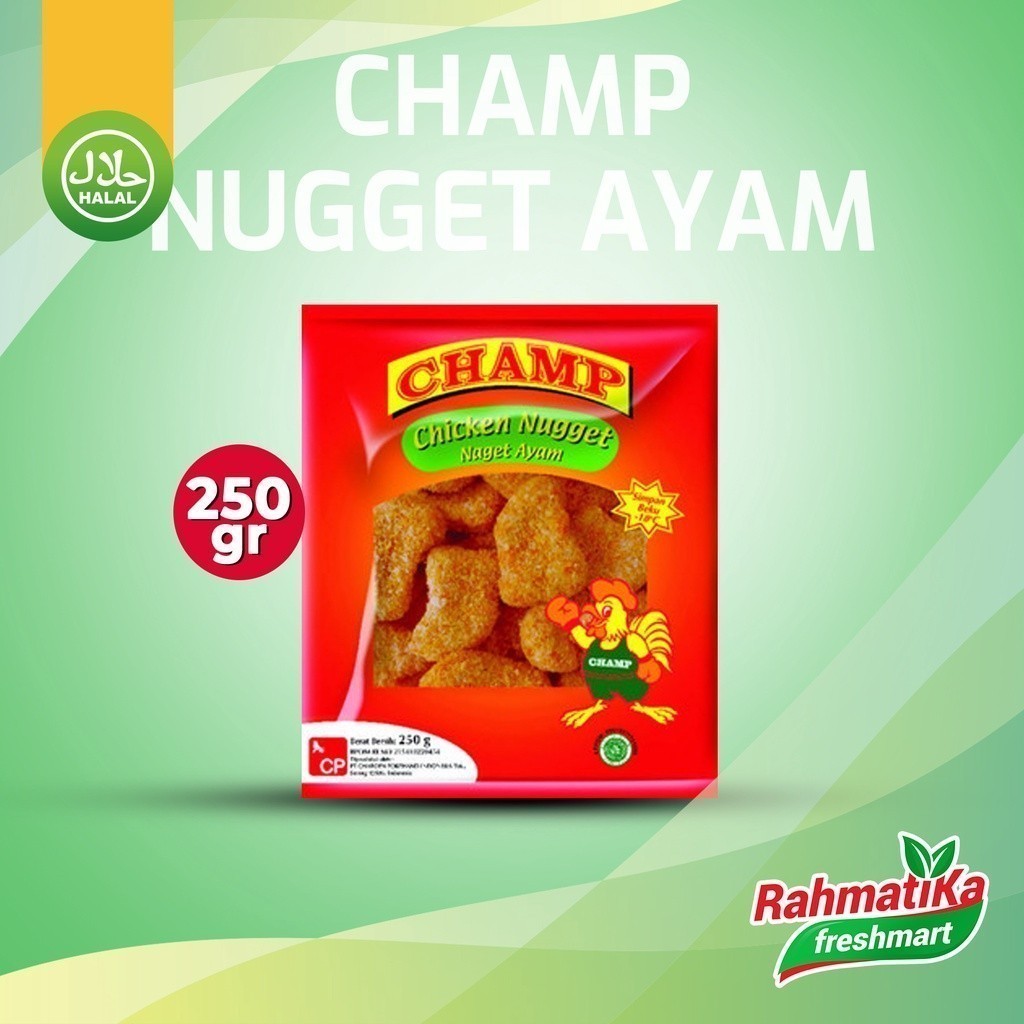 Jual Champ Combination Chicken Nugget - Naget Ayam Kombinasi 250 gram ...