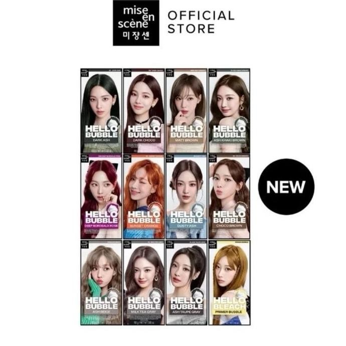 Jual Mise En Scene Hello Bubble Foam Hair Color Blackpink Cat Rambut ...