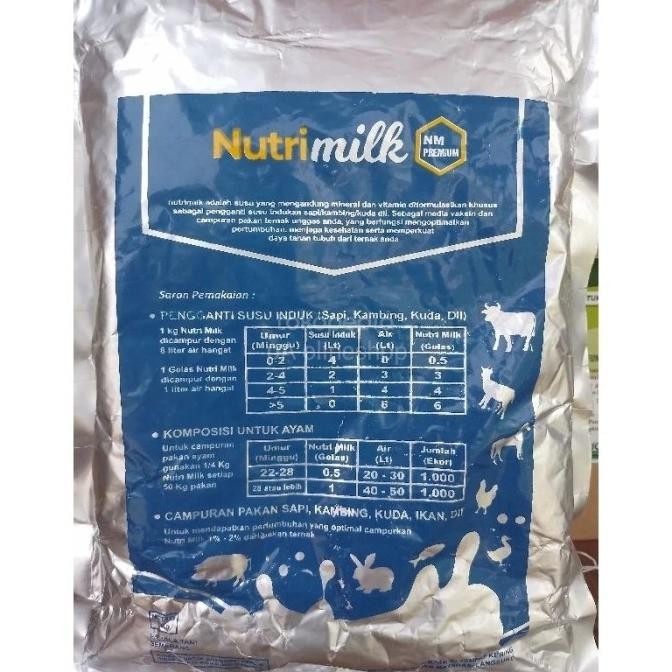 Jual yui-7 NUTRIMILK 1 KG NUTRI MILK REPLACER MILK SUSU TERNAK ...