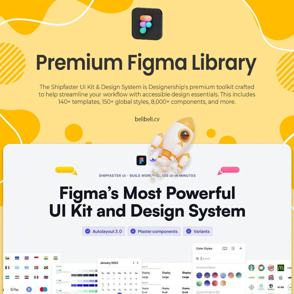Jual Shipfaster UI: Figma UI Kit & Design System | Shopee Indonesia
