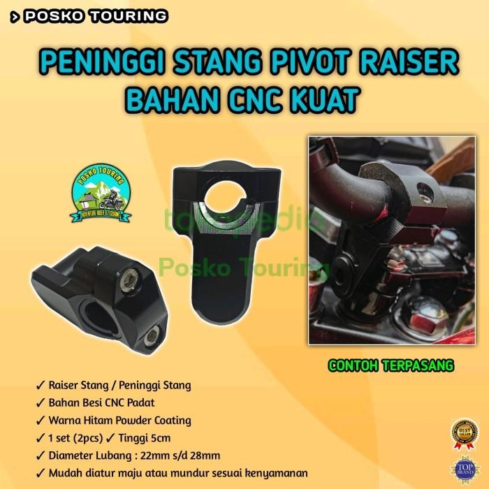 Jual Pivot Raiser Peninggi Stang Bahan Cnc Maju Mundur Universal ...