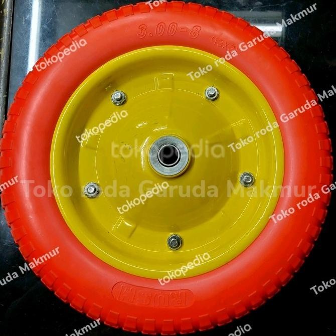 Jual Roda Gerobak Sorong Ban Mati/Roda Angkong/Roda Ban Mati/Ban Solid ...