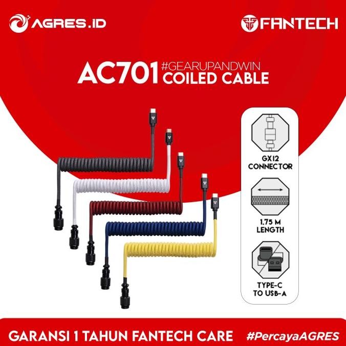 Jual Fantech Ac701 | Type-C Aviator Coiled Cable For Mechanical ...
