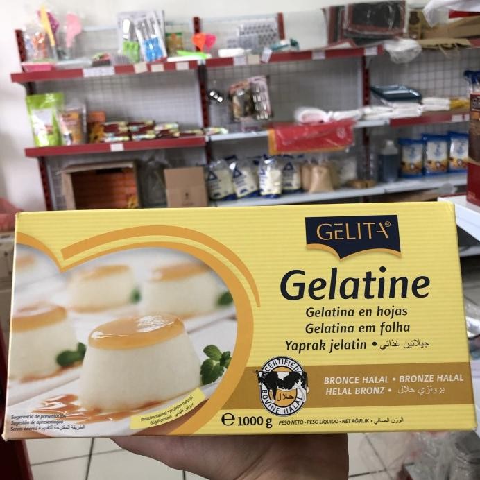 Jual Gelatin lembaran halal 10 lembar gelatine sapi gelattin sheet ...
